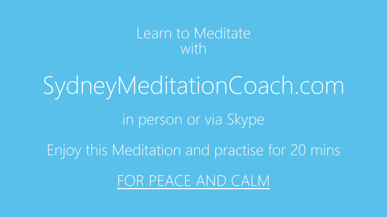An EASY Meditation to Find Calm - Sydney Meditation Coach